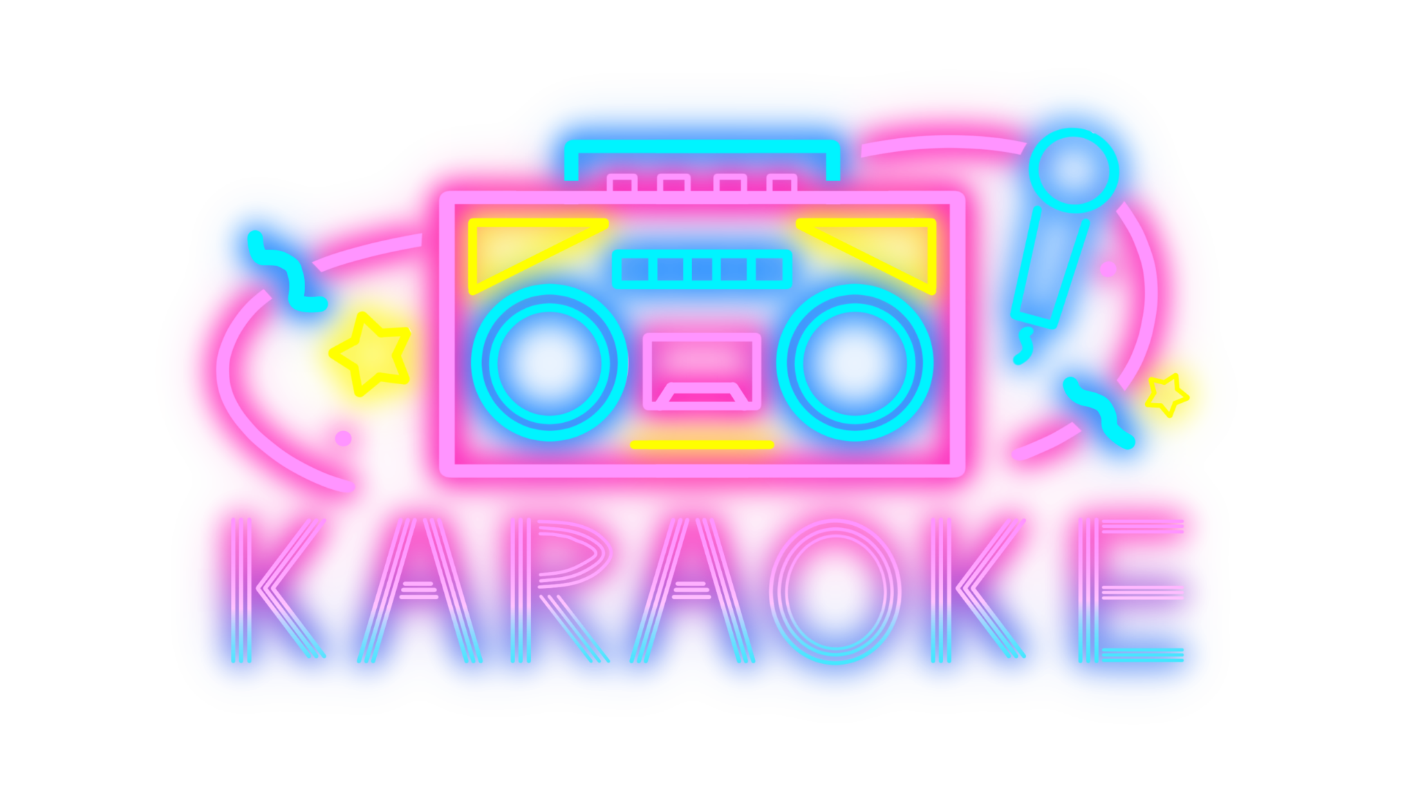 KARAOKE logo 全4種 | AOmaterial:フリー素材配布サイト