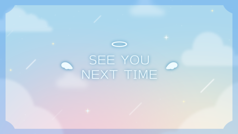 SEE YOU NEXT TIME!な終了画面全10種 | AOmaterial:フリー素材配布サイト