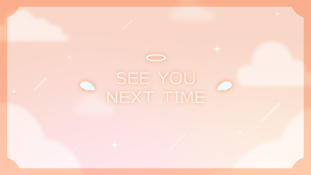 SEE YOU NEXT TIME!な終了画面全10種 | AOmaterial:フリー素材配布サイト